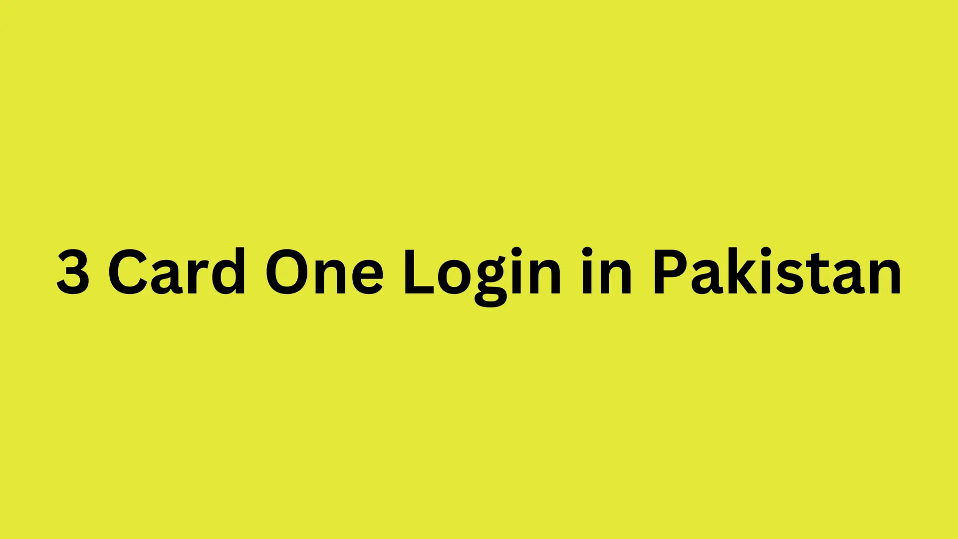 3 Card One APK Login in Pakistan